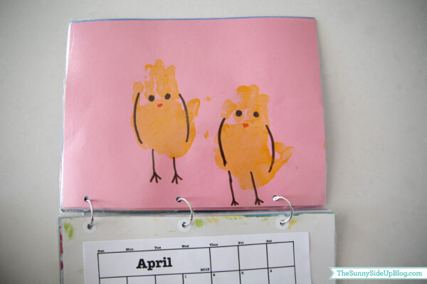 2015 planner/handprint calendar - The Sunny Side Up Blog