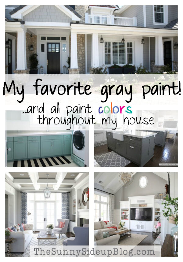 My Favorite Gray Paint! (and all paint colors throughout my house ...