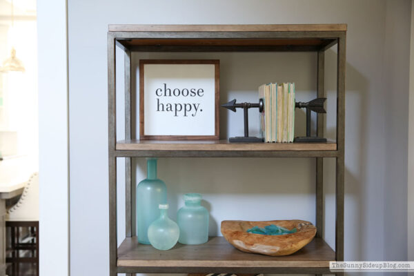 Hallway Shelf Decor! (with some rambling on the side) - The Sunny Side ...
