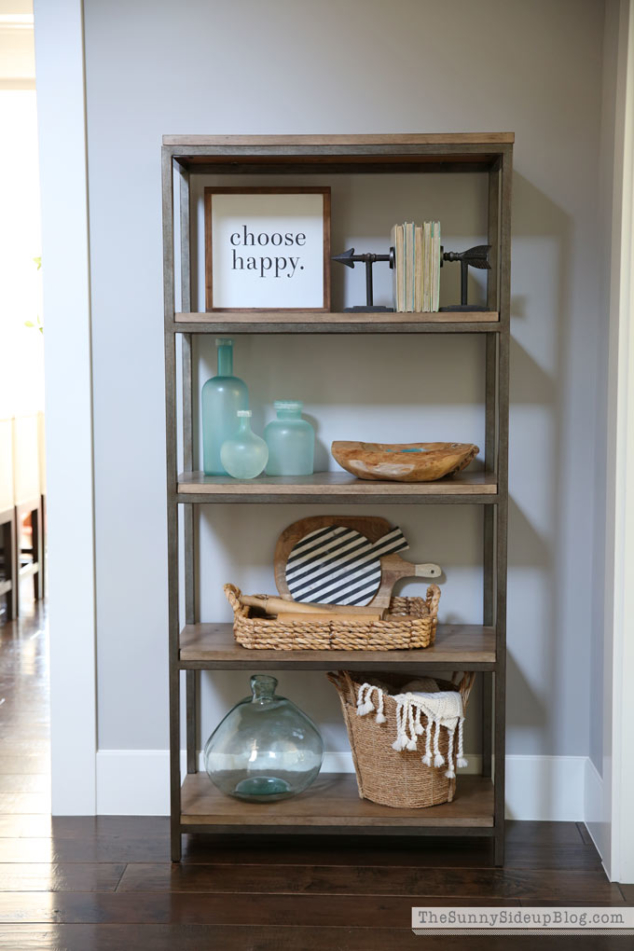 Hallway Shelf Decor! (with some rambling on the side) - The Sunny Side ...