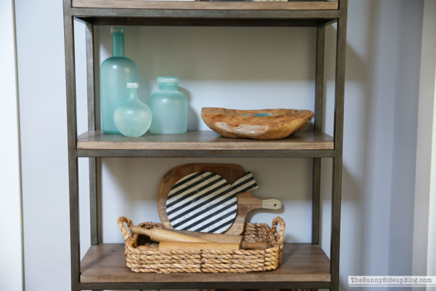 Hallway Shelf Decor! (with some rambling on the side) - The Sunny Side ...