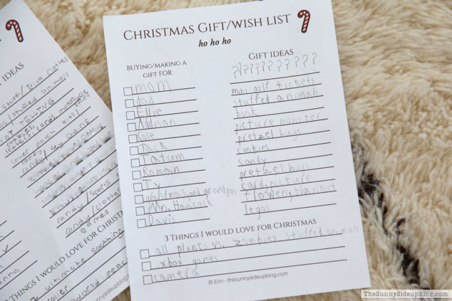 Free Christmas Printables for Organized Gift Giving! - The Sunny Side ...