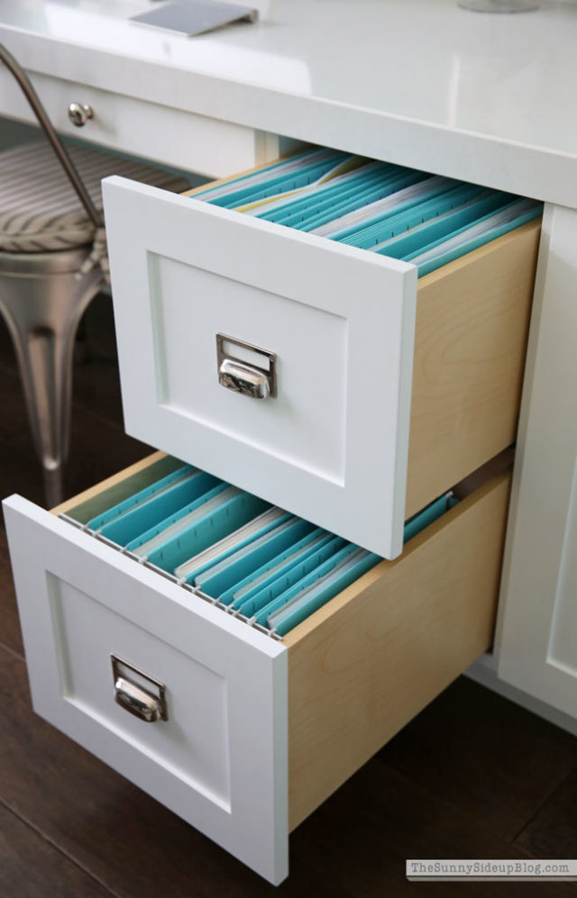 Organized Paper Files - The Sunny Side Up Blog