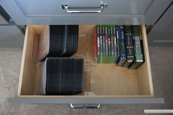 Theatre Room Organized Drawers (and Q&A) - The Sunny Side Up Blog