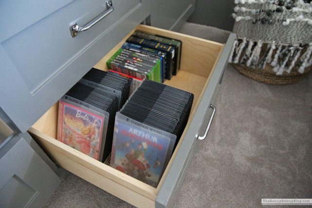 Theatre Room Organized Drawers (and Q&A) - The Sunny Side Up Blog