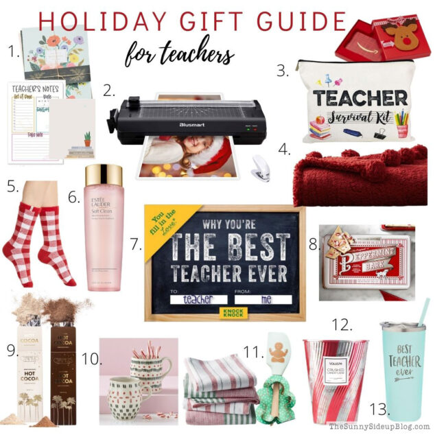 Holiday Gift Guide for Teachers - The Sunny Side Up Blog
