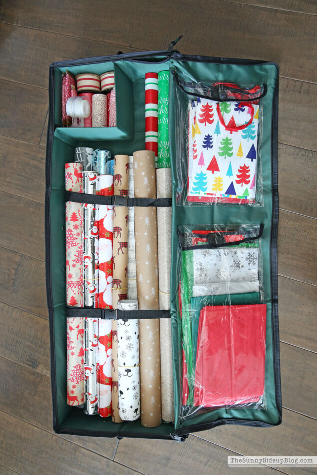 Organized Wrapping Paper - The Sunny Side Up Blog