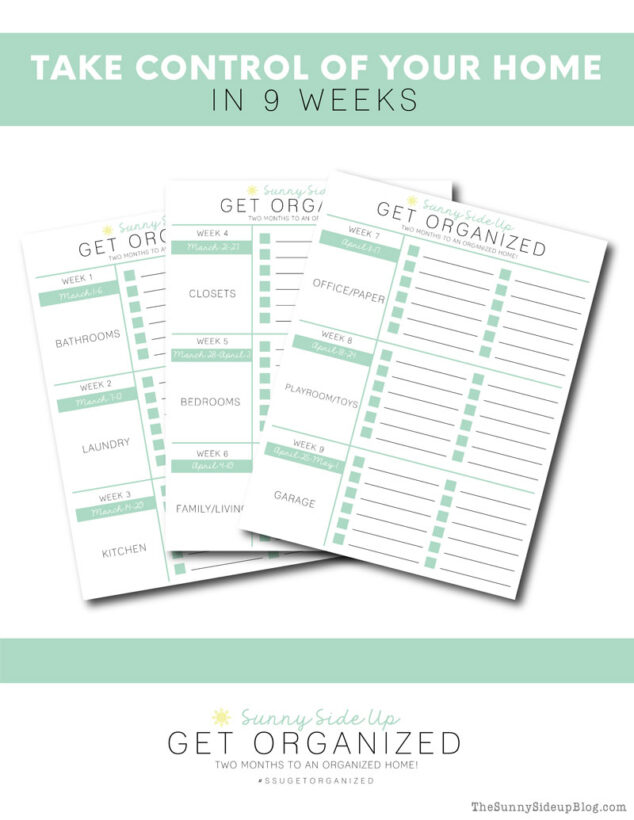 Get Organized Challenge! - The Sunny Side Up Blog