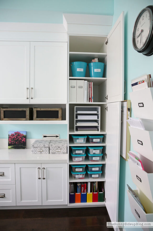 Paper and Office Organization - The Sunny Side Up Blog