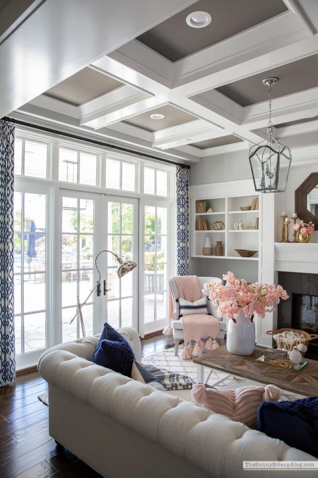 Spring Living Room - The Sunny Side Up Blog