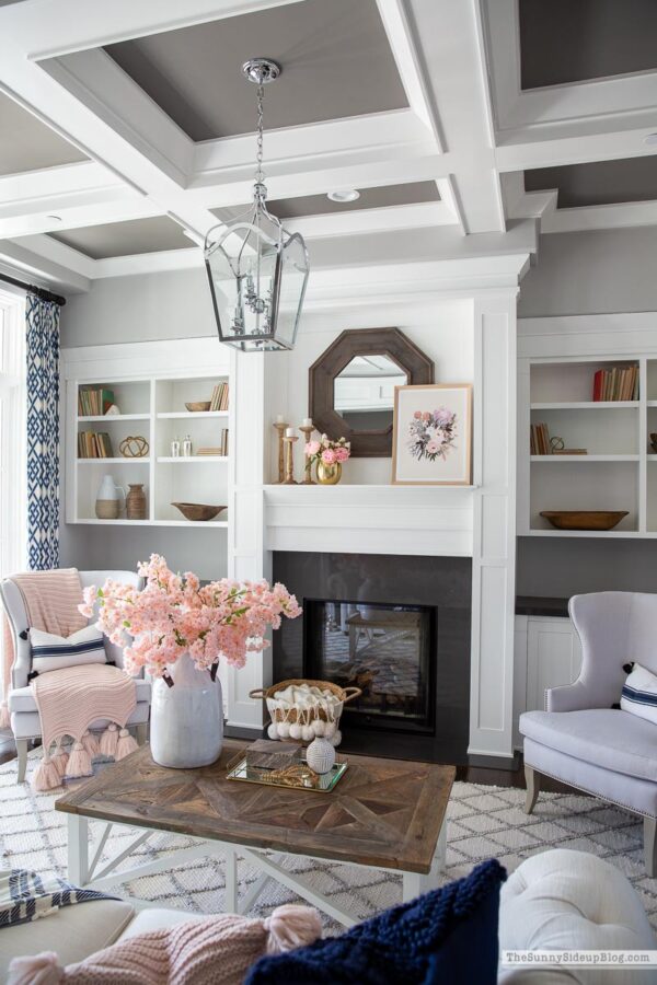 Spring Living Room - The Sunny Side Up Blog