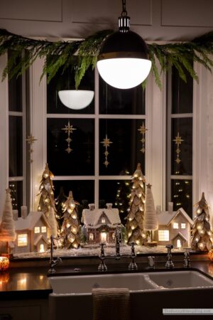 Christmas Kitchen Window - The Sunny Side Up Blog