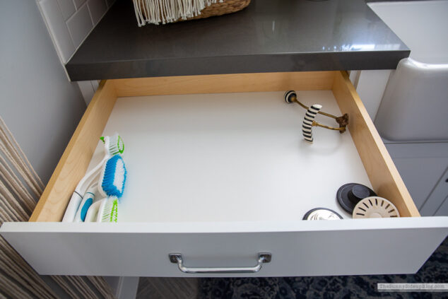 Organized Laundry Room Cupboards and Drawers - The Sunny Side Up Blog