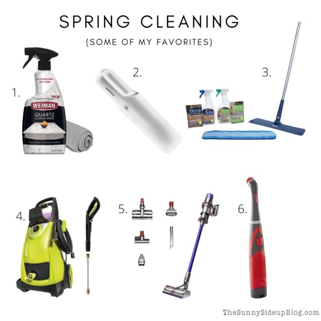 Easy Spring Cleaning - The Sunny Side Up Blog
