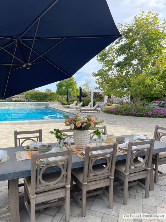 Summer Outdoor Dining - The Sunny Side Up Blog