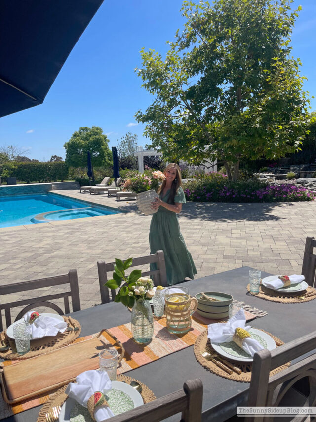 Summer Outdoor Dining - The Sunny Side Up Blog