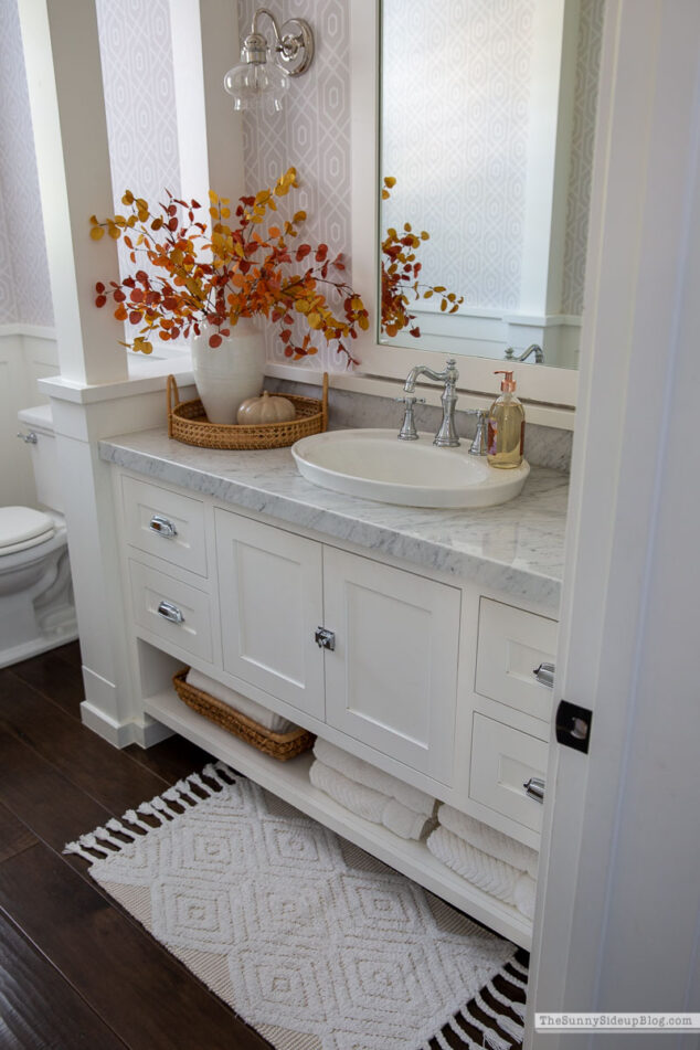 Fall Bathroom Decor The Sunny Side Up Blog Fall Bathroom Decor The Sunny Side Up Blog