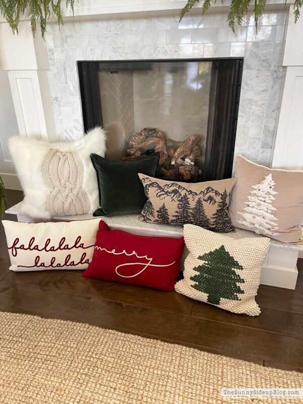 Woodsy Glam Christmas Tree (and favorite holiday pillows!) - The Sunny ...