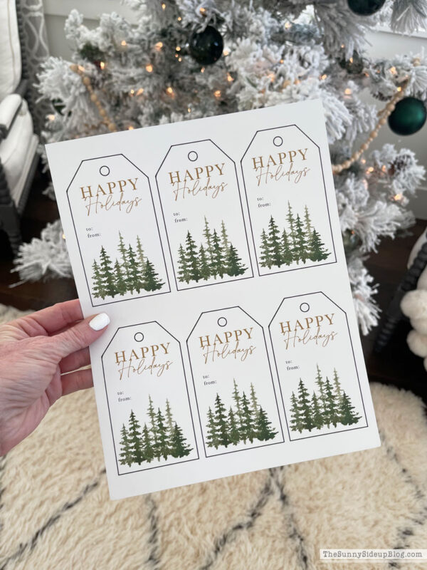 Wrapping things up - free gift tags! - The Sunny Side Up Blog