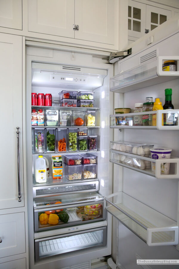 Fridge Organization - The Sunny Side Up Blog