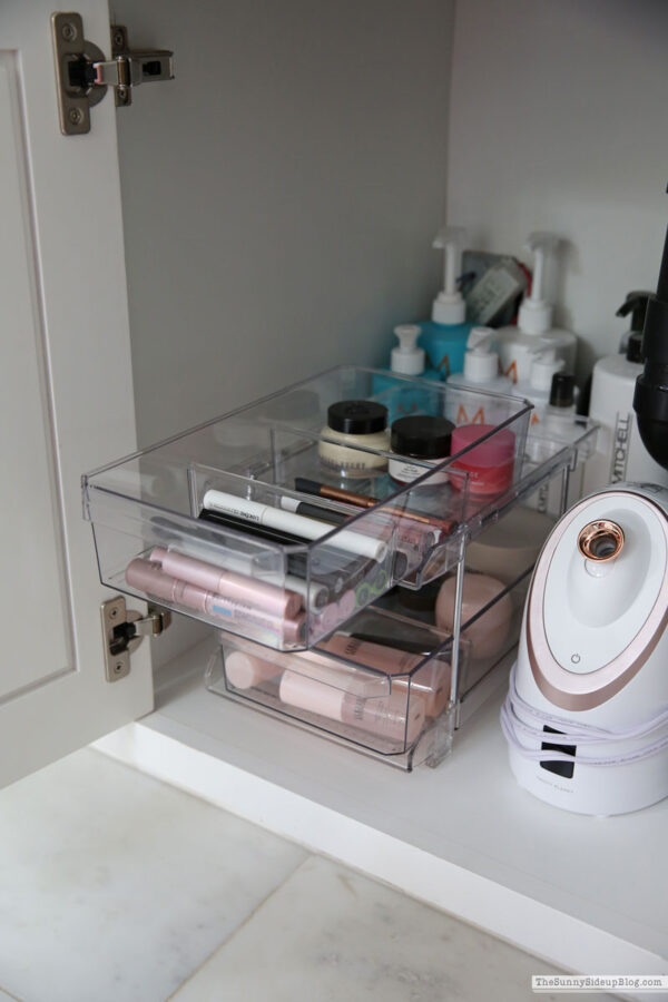 Organized Bathroom Drawers - The Sunny Side Up Blog