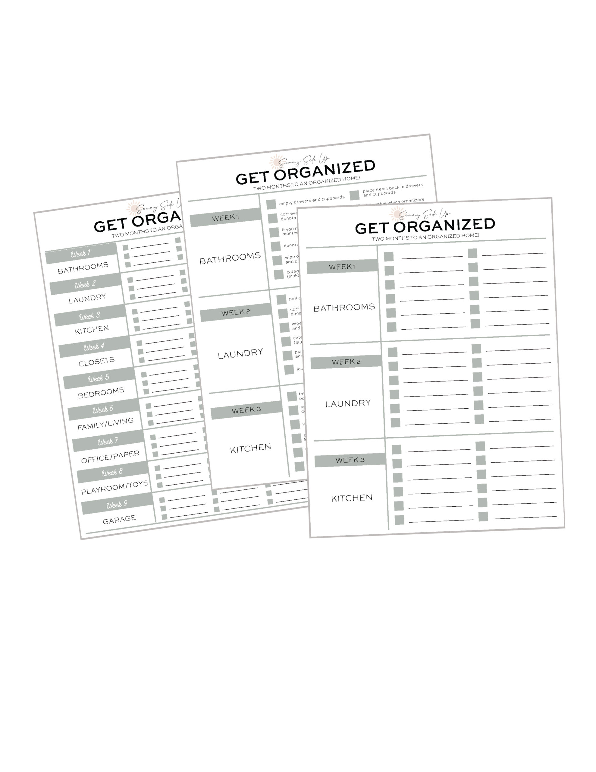 Home Organization Challenge - The Sunny Side Up Blog