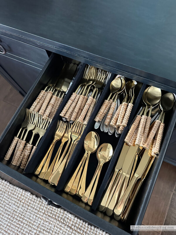 Organized Decor Closet & Buffet - The Sunny Side Up Blog