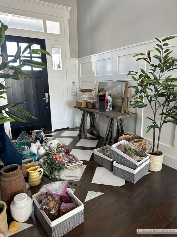 Organized Decor Closet & Buffet - The Sunny Side Up Blog