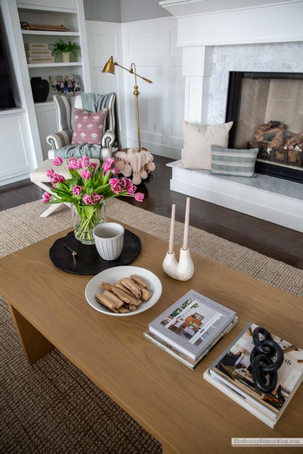 Spring Coffee Table & Spring Break! - The Sunny Side Up Blog