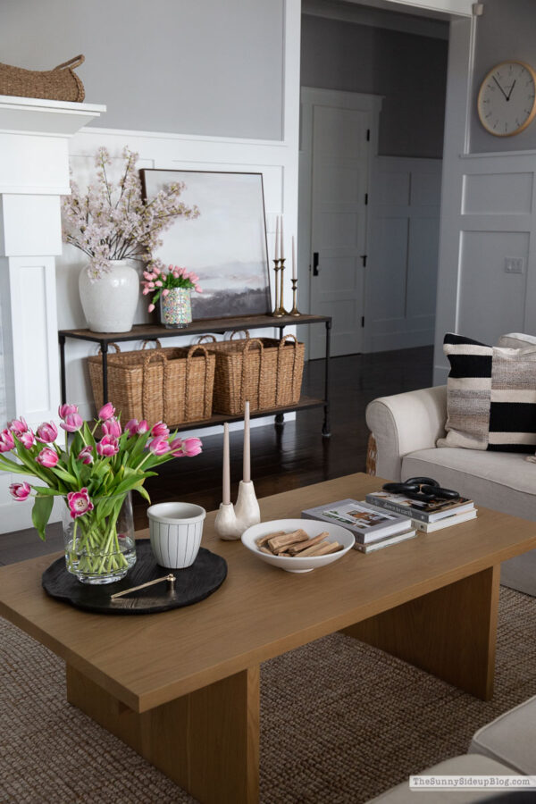 Spring Coffee Table & Spring Break! - The Sunny Side Up Blog