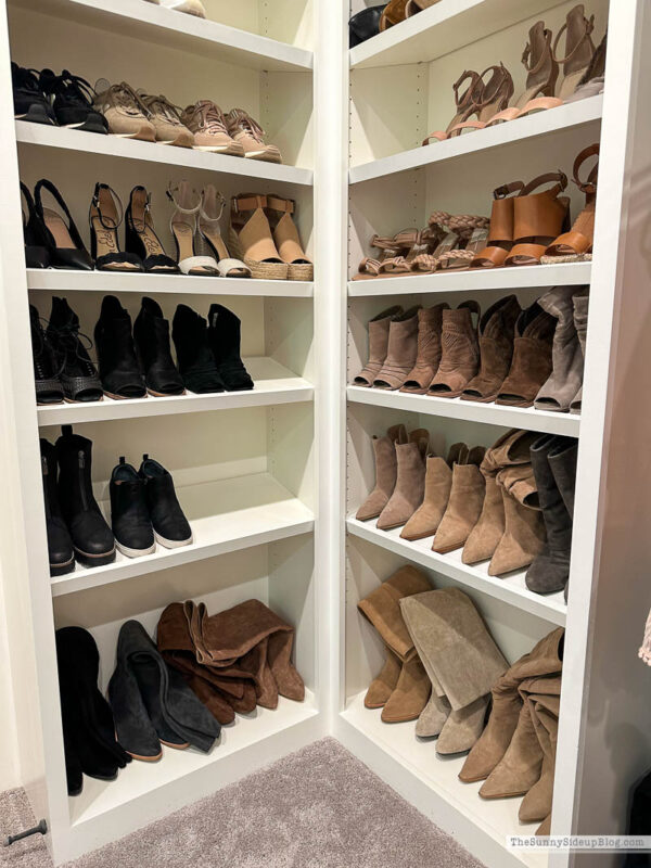 Shoe Organization - The Sunny Side Up Blog