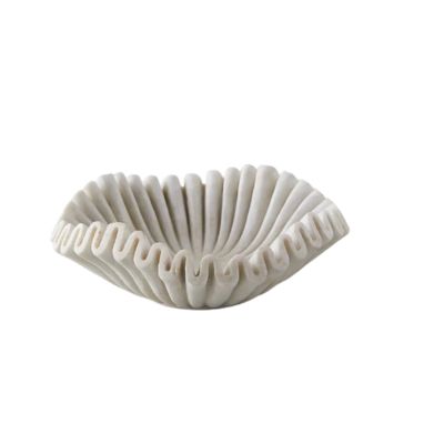 Ruffled Marble Bowl - The Sunny Side Up Blog