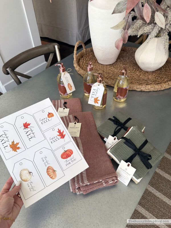 Fall Gift Tags & a Fun Gift - The Sunny Side Up Blog