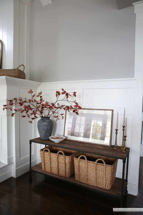 Fall Entry Table - The Sunny Side Up Blog