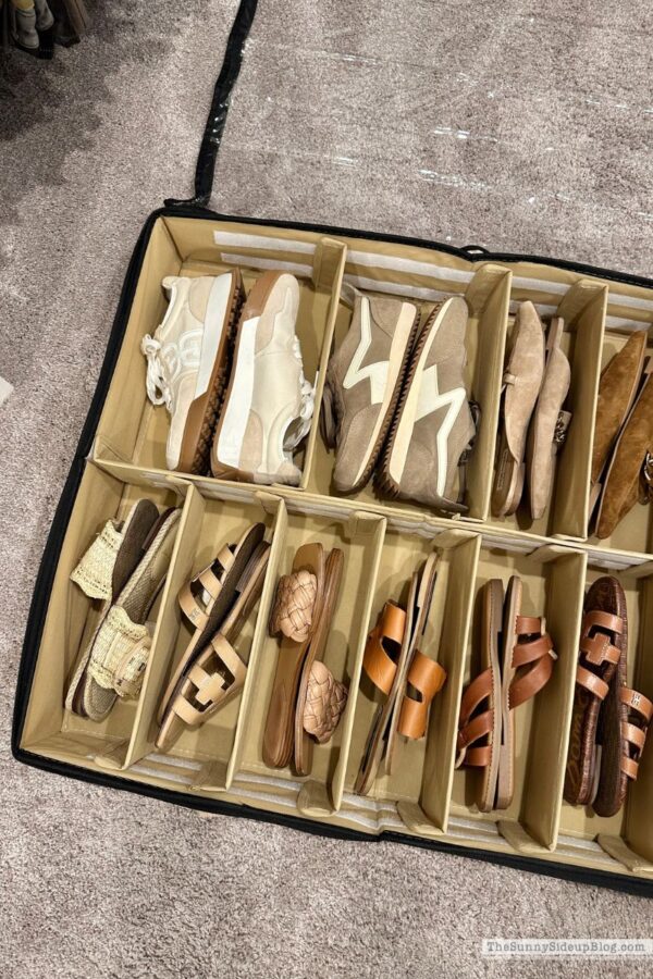 Shoe Organization - The Sunny Side Up Blog