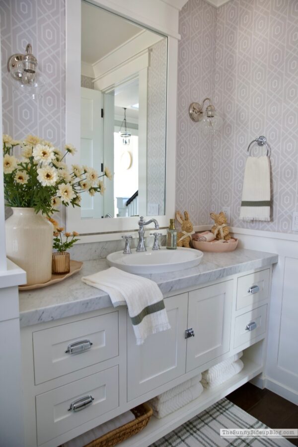 Spring Bathroom Re-fresh - The Sunny Side Up Blog