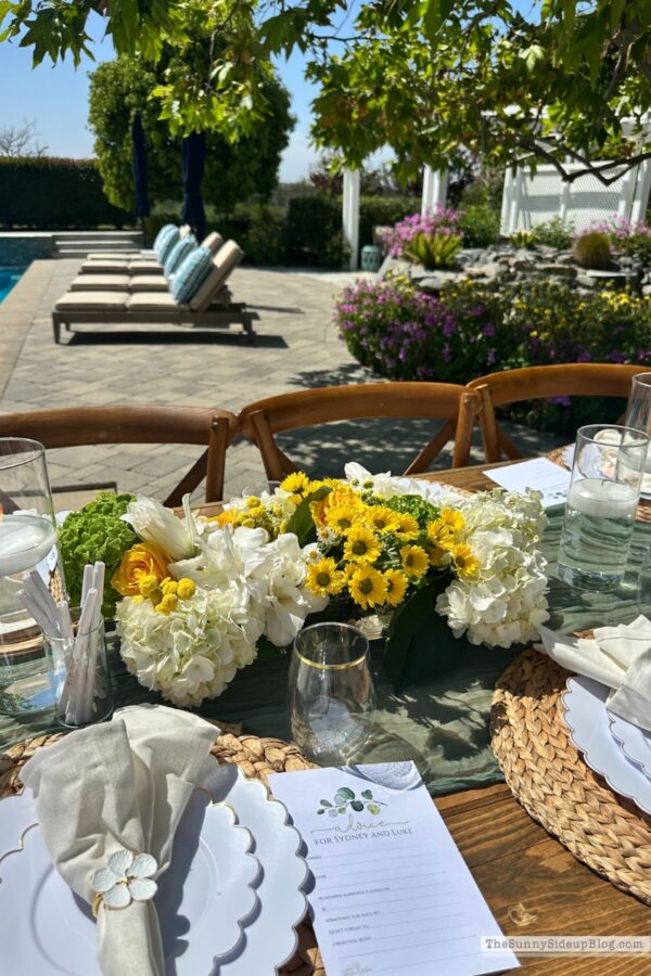 Spring Wedding Shower - The Sunny Side Up Blog